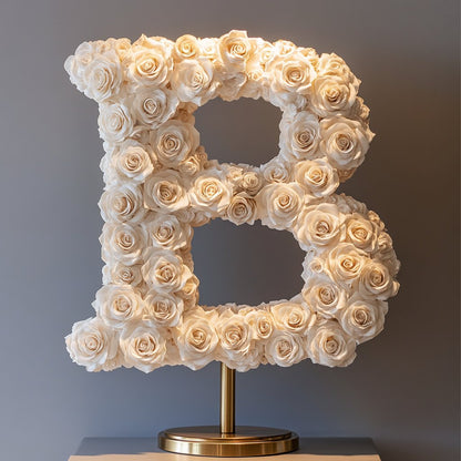 Standing Letter B Lamp – Preserved Roses at Imaginary Worlds